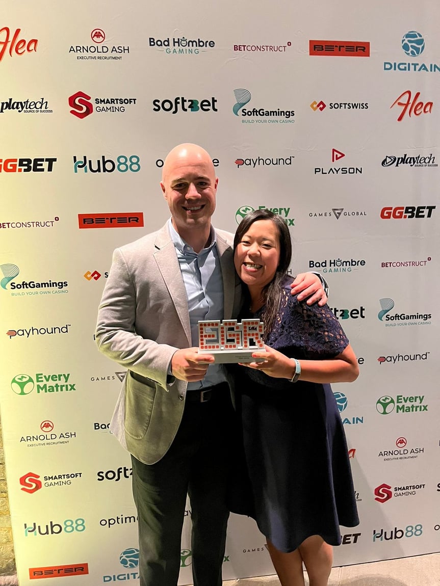 Amber Gaming Celebrates Major Win at the EGR B2B Awards 2024