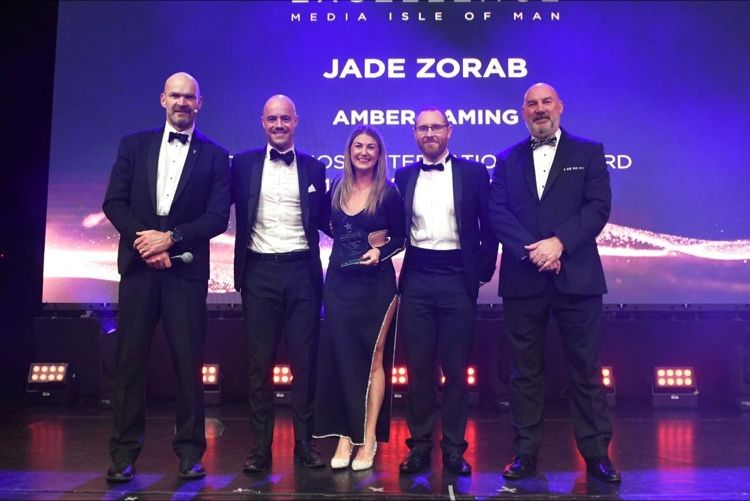 Amber Gaming wins Award at Media Isle of Man Awards for Excellence