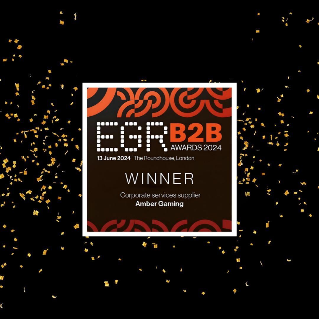 Amber Gaming Celebrates Major Win at the EGR B2B Awards 2024